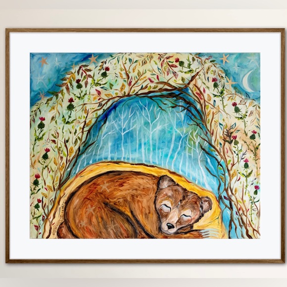 Oil Painting by Aren Dummer | Art | Sleeping Bear Dream Lair Art Print ...